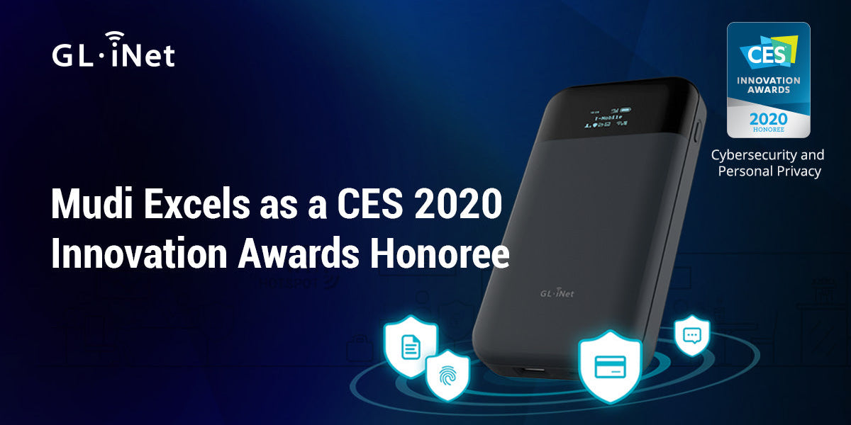Mudi Excels as a CES 2020 Innovation Awards Honoree — GL.iNet