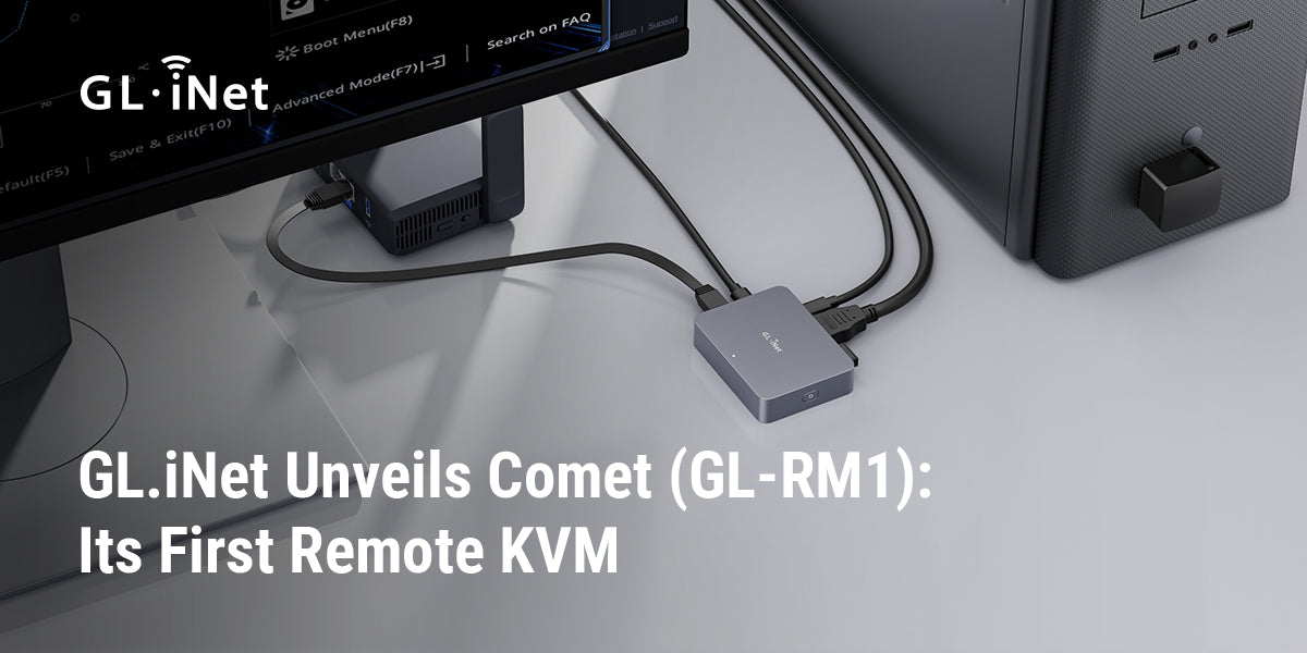 GL.iNet Unveils Comet (GL-RM1): Its First Remote KVM